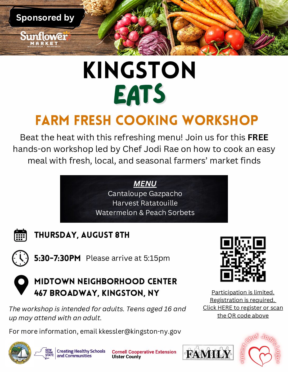 Kingston Eats: Farm Fresh Cooking Workshop – Live Well Kingston